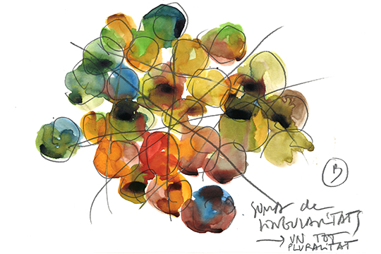 Oris • Exhibition Landscapes of Ideas: the Sketches of RCR Architects